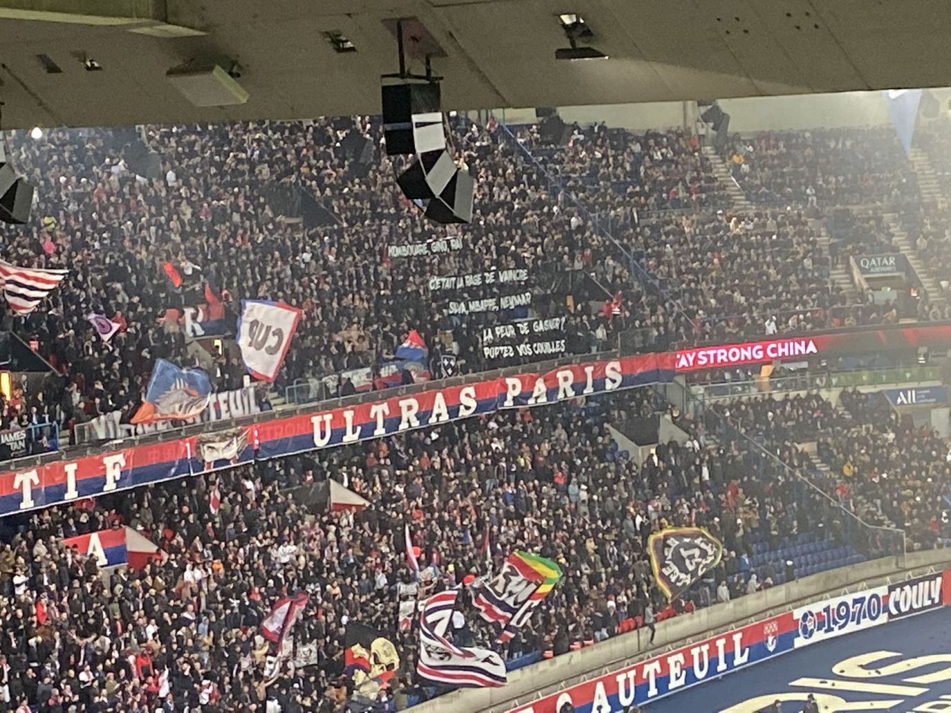 'Scared of Winning?' - PSG Ultras Unveil Banner Criticizing Mbappé ...