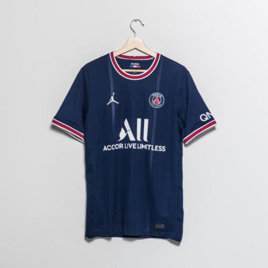 Photo: Detailed Look at the PSG Jordan Home Kit for Next Season