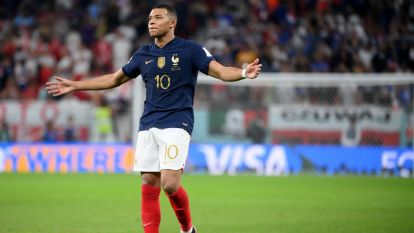 Jules Kounde Reacts to Kylian Mbappe Scoring Two Goals vs. Poland