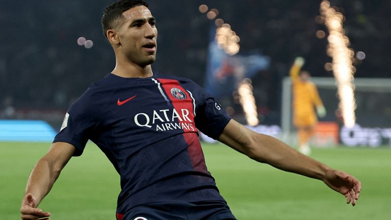 How PSG Intends to Replace Achraf Hakimi Against Barcelona in First Leg