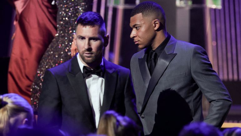Messi, Mbappé Make French Football History with Top 3 Ballon d'Or Finish