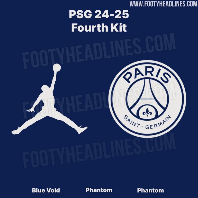 Jordan Brand, PSG Fourth Kit Color Scheme for 2024-25 Season