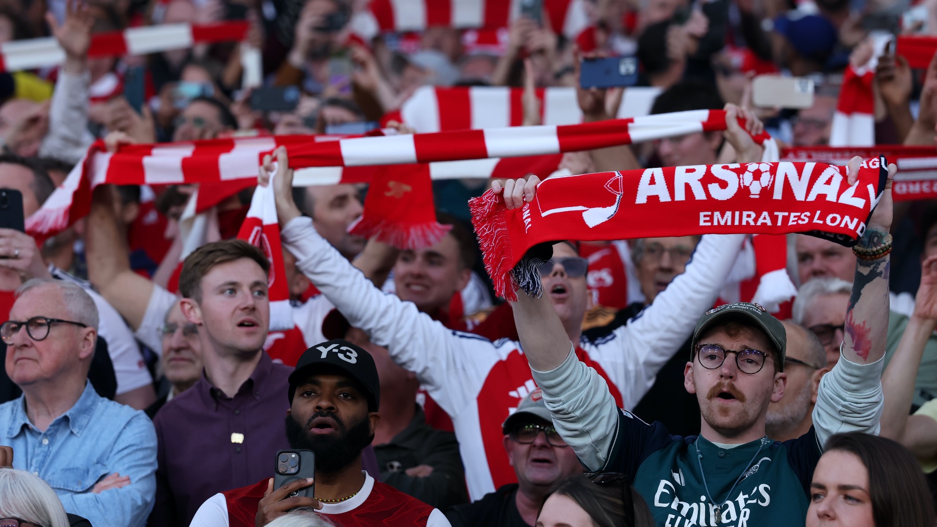 Arsenal Fan At Stadium